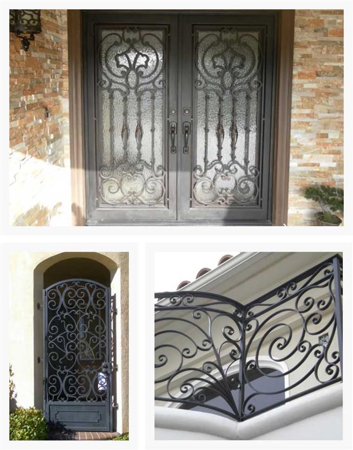 Custom Ironwork Services in Fullerton, CA - Wrought Iron Gates, Iron ...