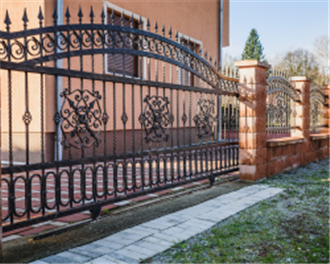 Durable Wrought Iron Fence Fullerton, CA | Kim Iron Works - Kim Iron ...